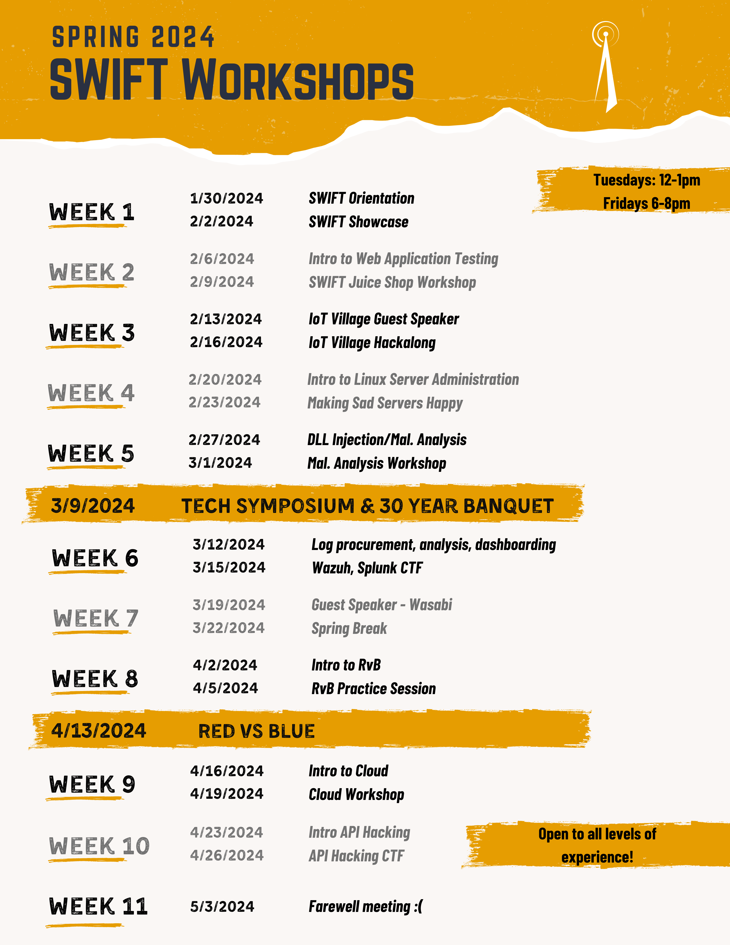 SWIFT | Events Calendar